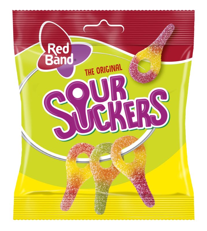 Red Band The Original Sour Suckers 100g – Tasko Sweets