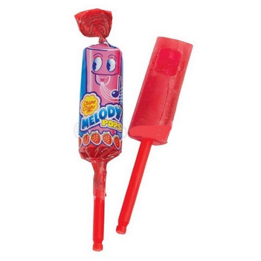 Chupa Chups Melody Pops 15g – Strawberry – Tasko Sweets