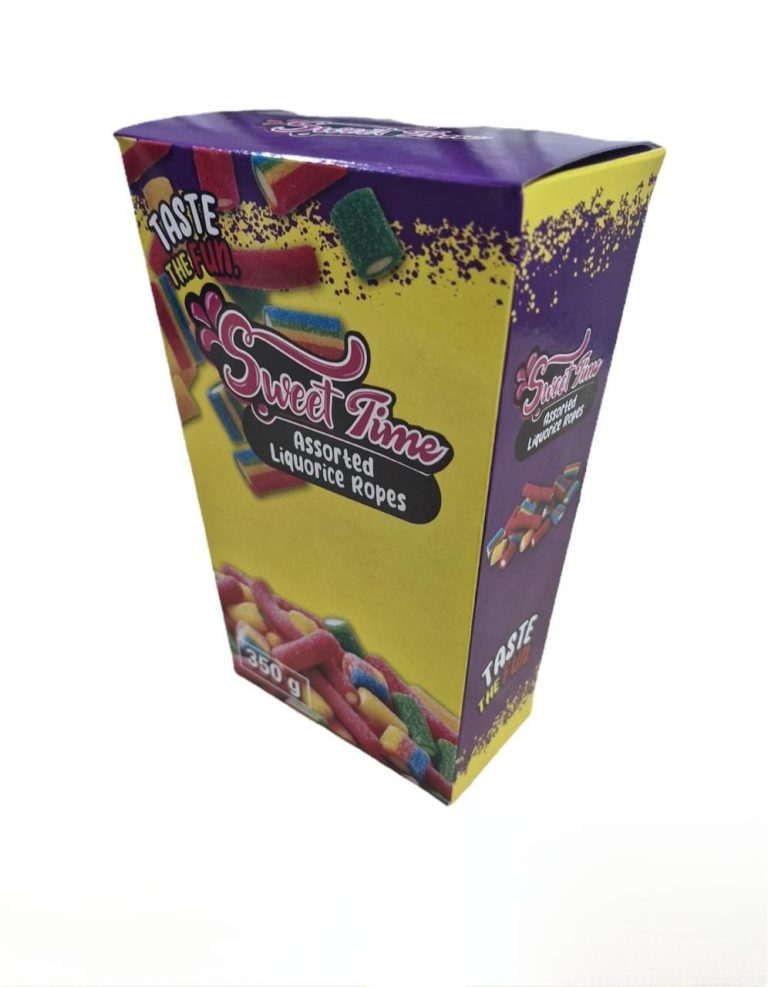 Sweet Time Assorted Liquorice Ropes 350g • Tasko Sweets