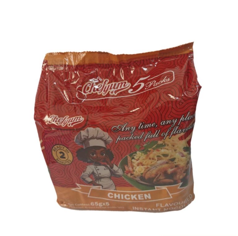 Chef Yum Instant Noodles 5 Pack x 65g - Chicken Flavour • Tasko Sweets